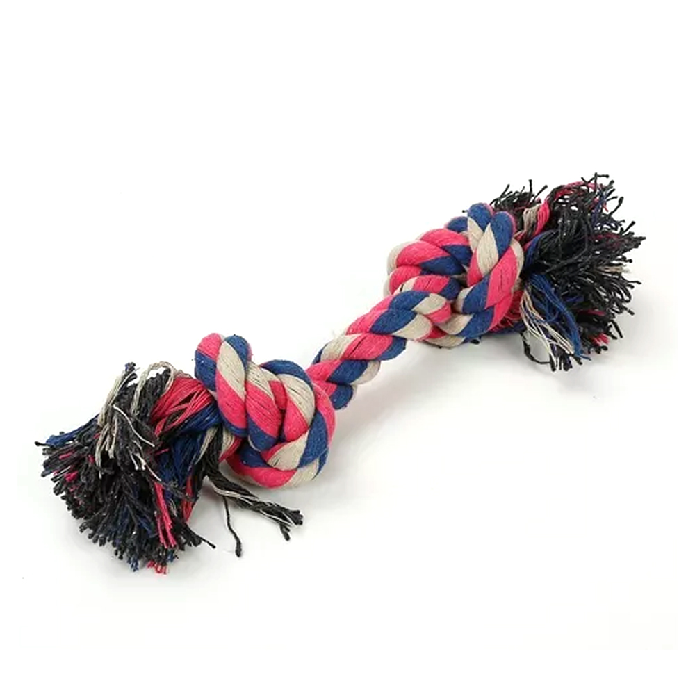 Hueso Alg. 2 nudos 30 cm multicolor – MascoEntregas